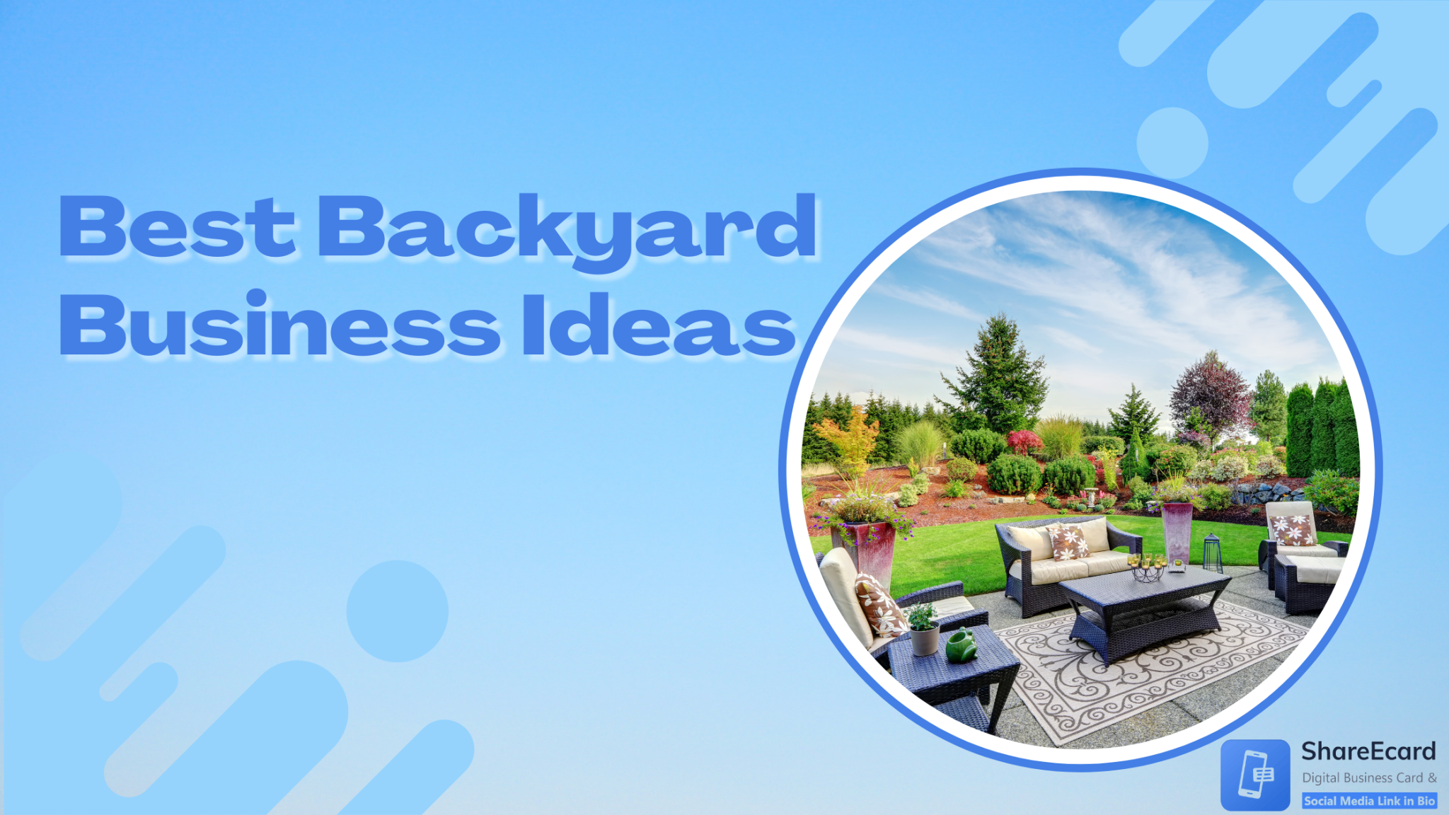 40 Best Backyard Business Ideas (May 2026) - ShareEcard