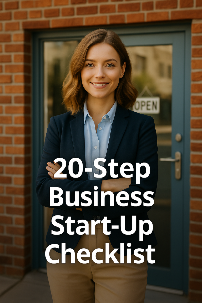 20-Step Business Start-Up Checklist: Your Roadmap to Launching ...