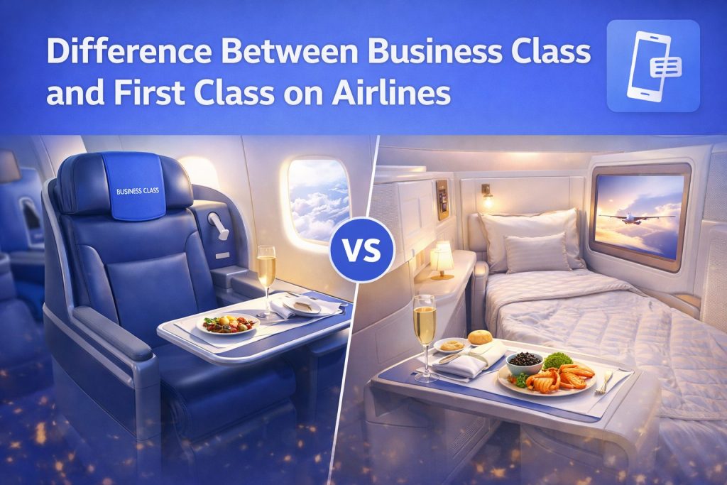 Difference Between Business Class and First Class on Airlines